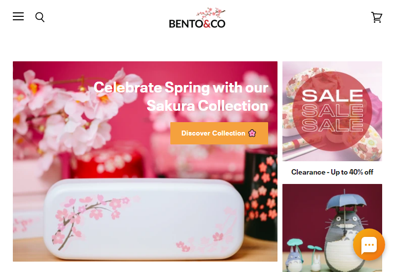 Bento&co. The Original Bento Lunch Box Shop. - e-commerce bookmarks by ...