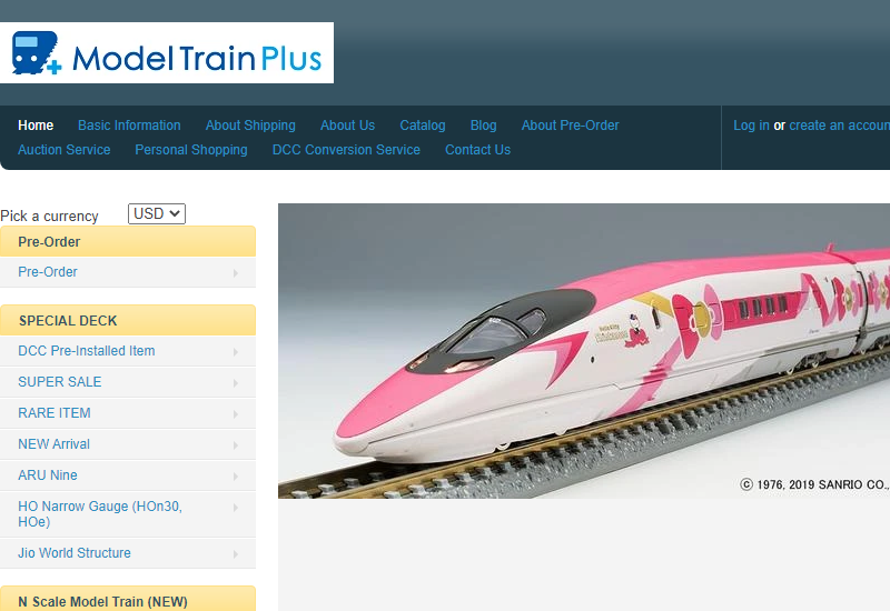 ModelTrainPlus - e-commerce bookmarks by ARCHETYP Commerce